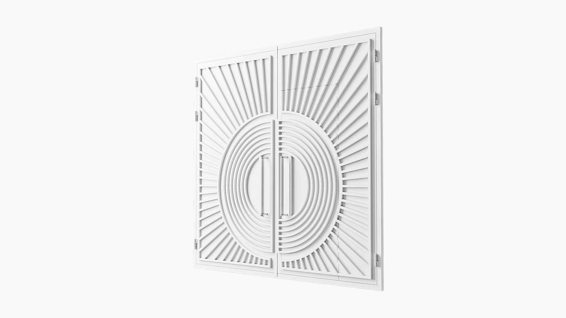 3D Gate Black Loft 04 - TurboSquid 2260023