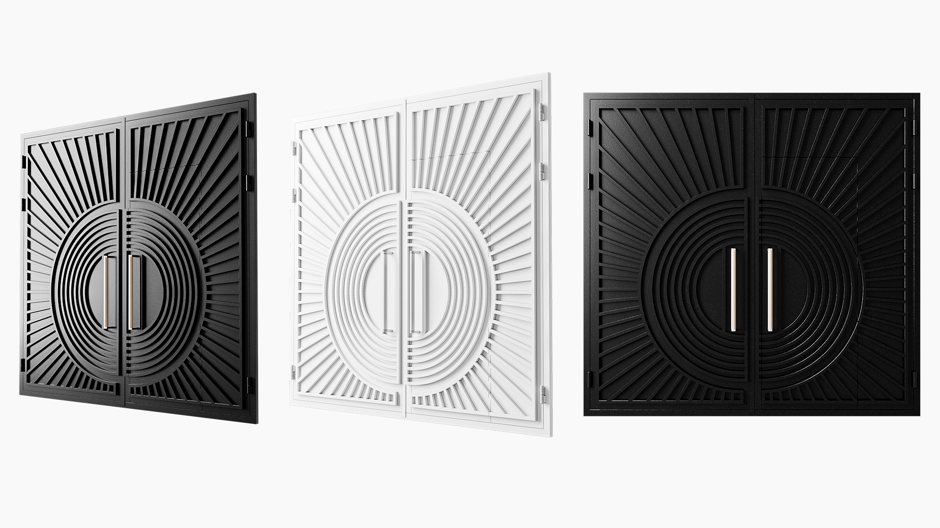 3D Gate Black Loft 04 - TurboSquid 2260023