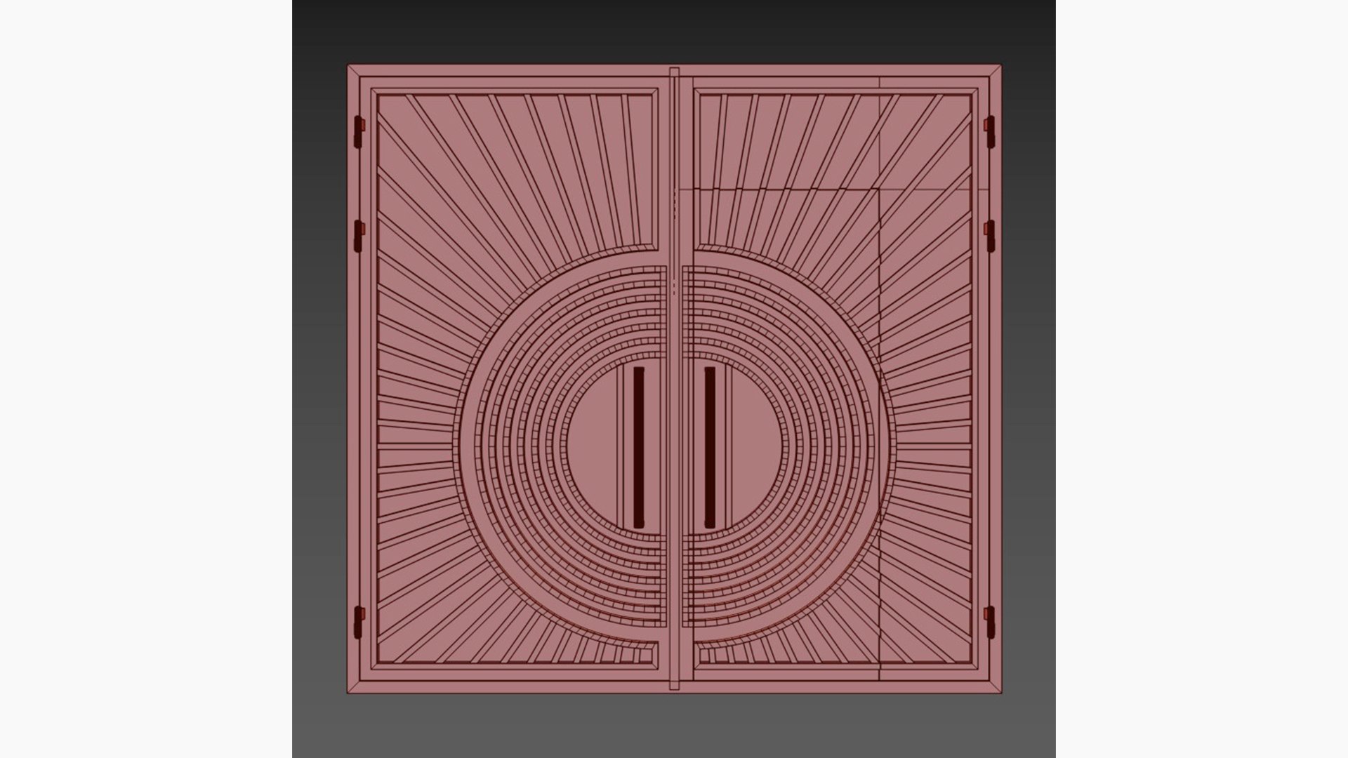 3D Gate Black Loft 04 - TurboSquid 2260023