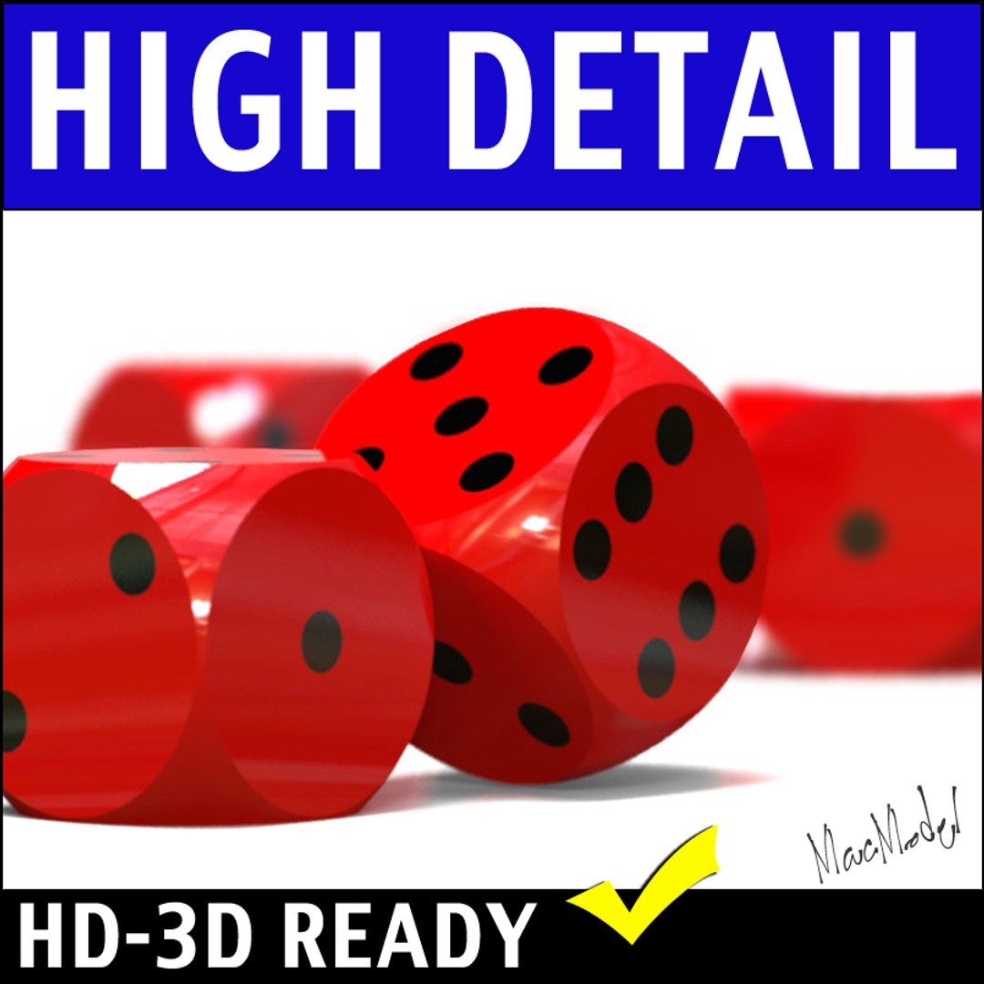 Backgammon Dice 3d 3ds