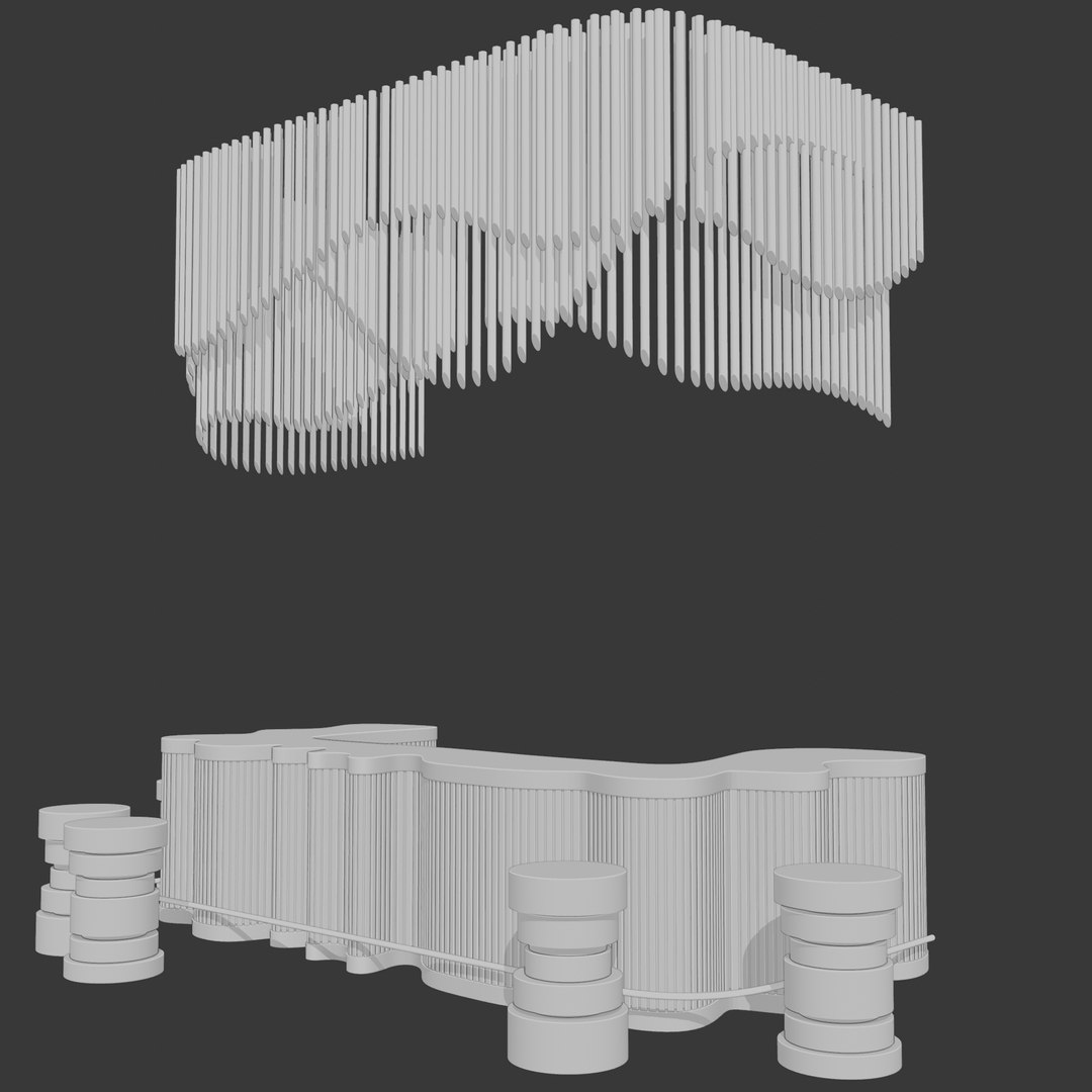 Bar Counter 3D Model - TurboSquid 2268257