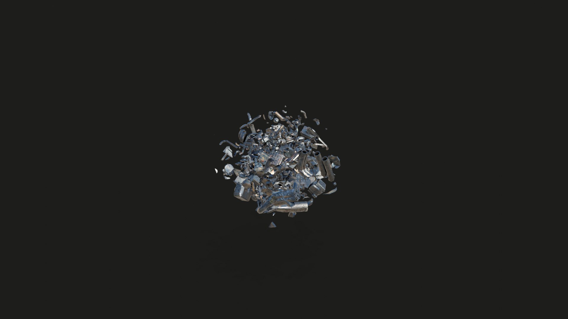 3D Animated Metal Explode Random - TurboSquid 1778134