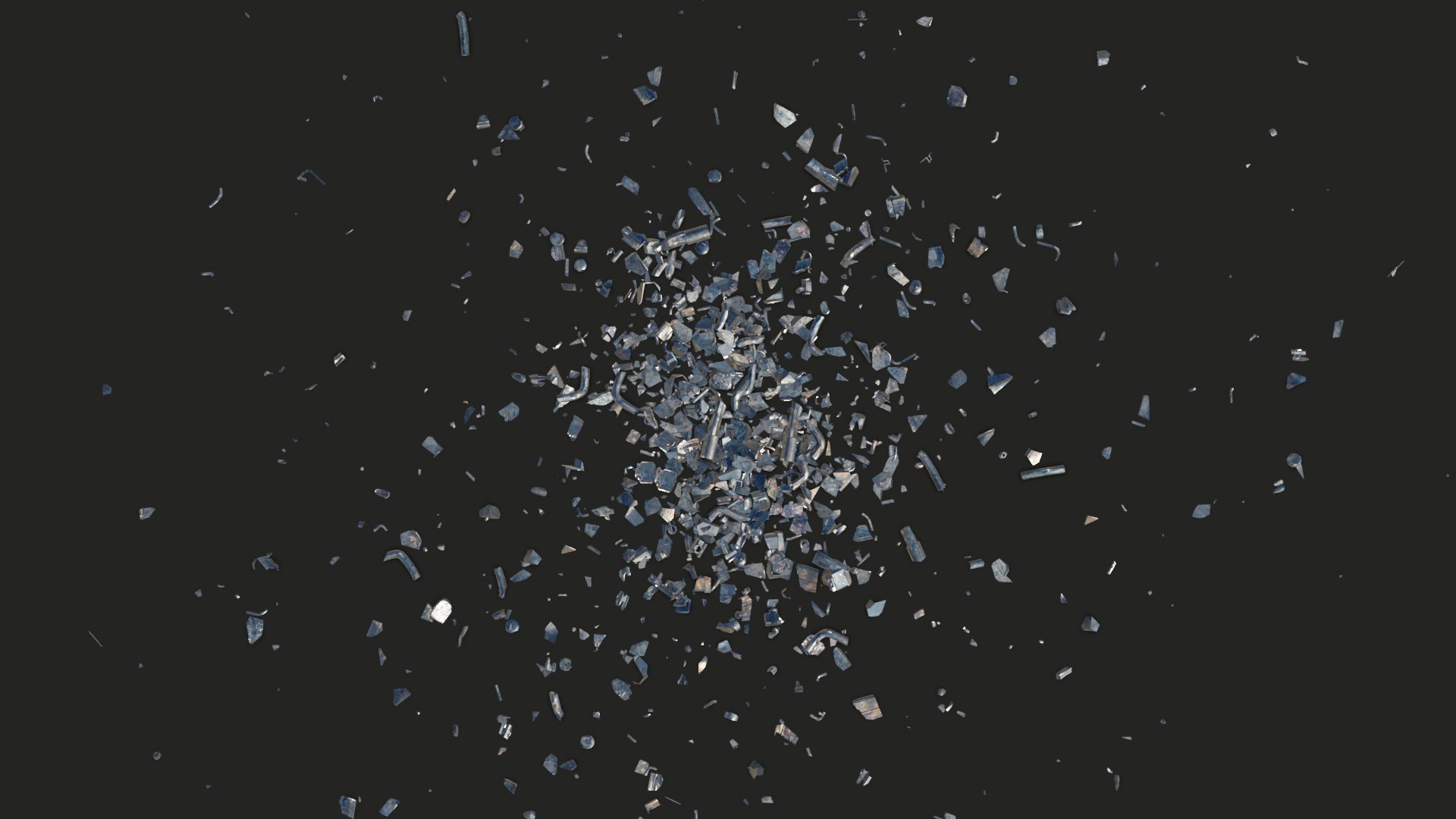 3D Animated Metal Explode Random - TurboSquid 1778134