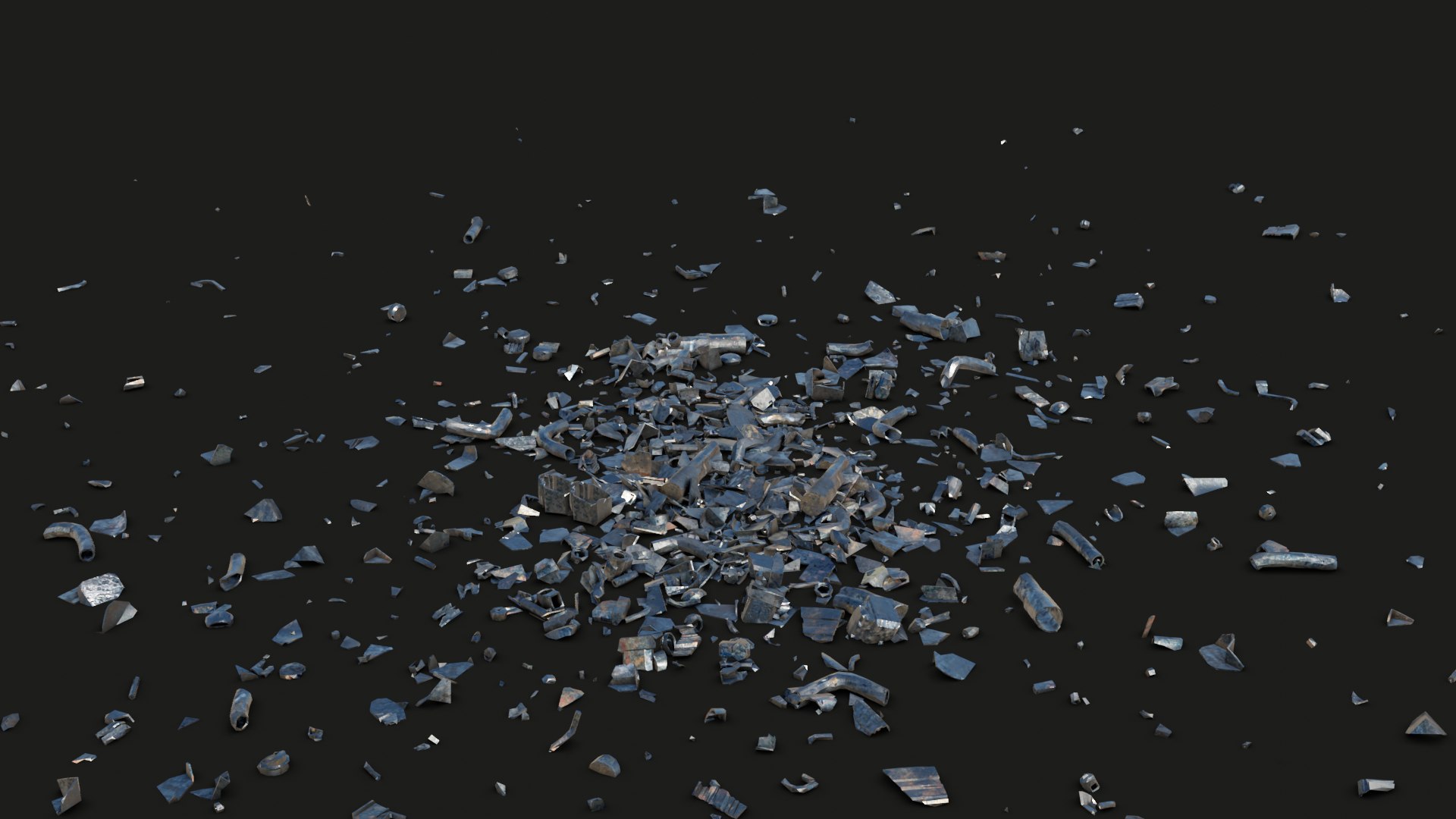 3D Animated Metal Explode Random - TurboSquid 1778134