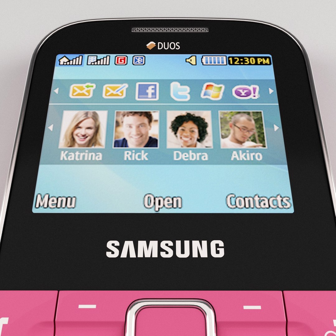 3dsmax samsung c3222 pink