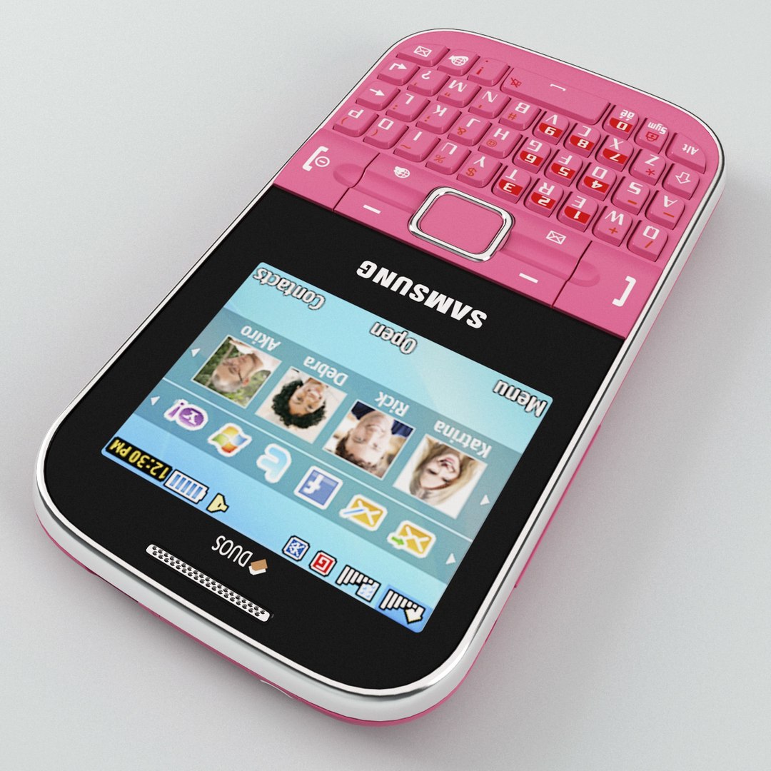 3dsmax samsung c3222 pink