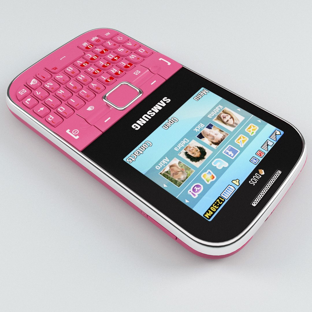 3dsmax samsung c3222 pink