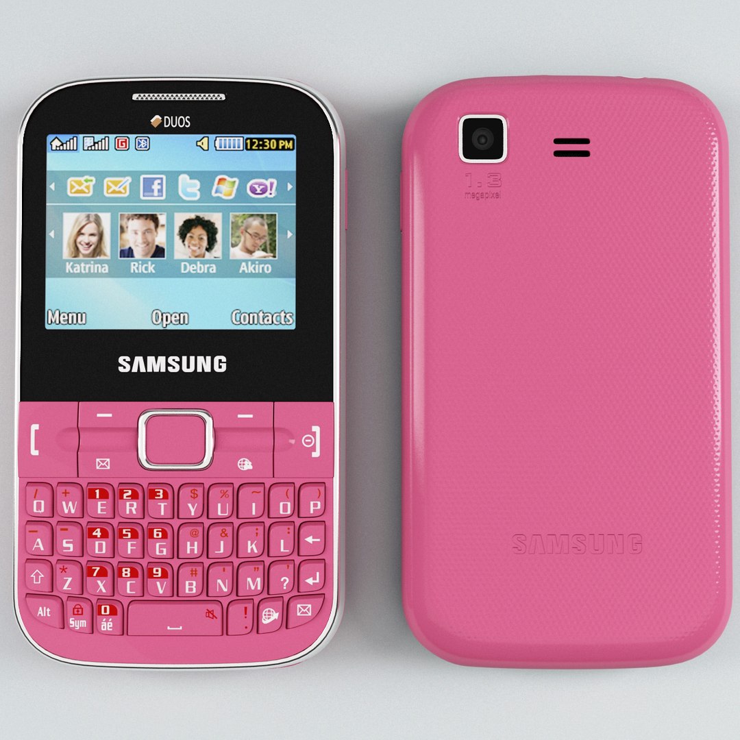 3dsmax samsung c3222 pink