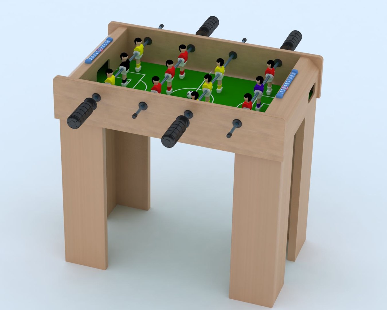 3d model football table