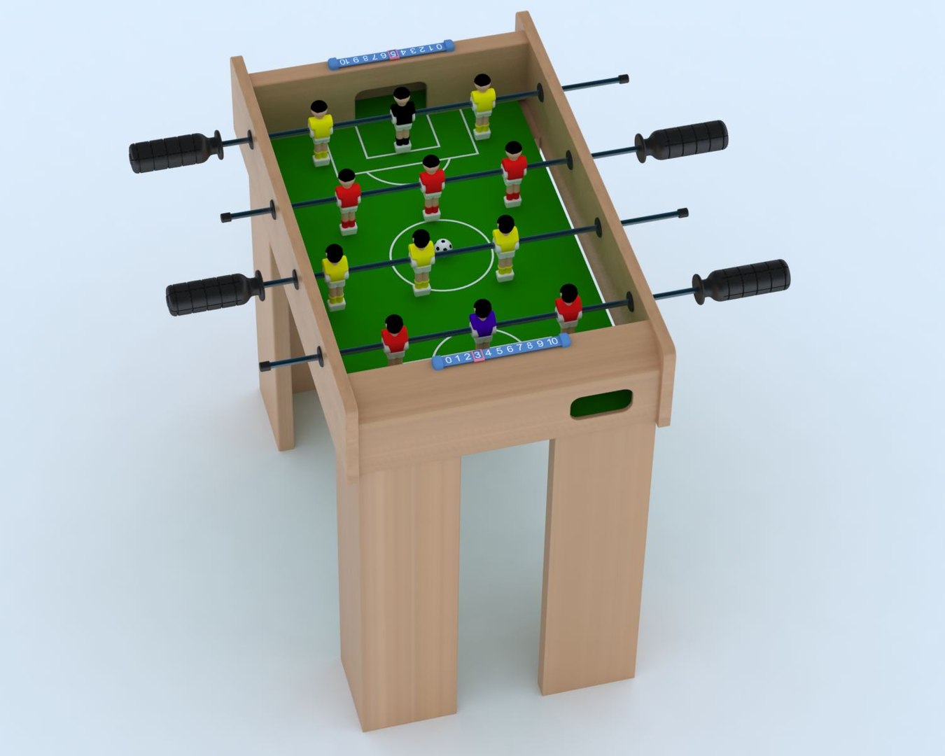 3d Model Football Table