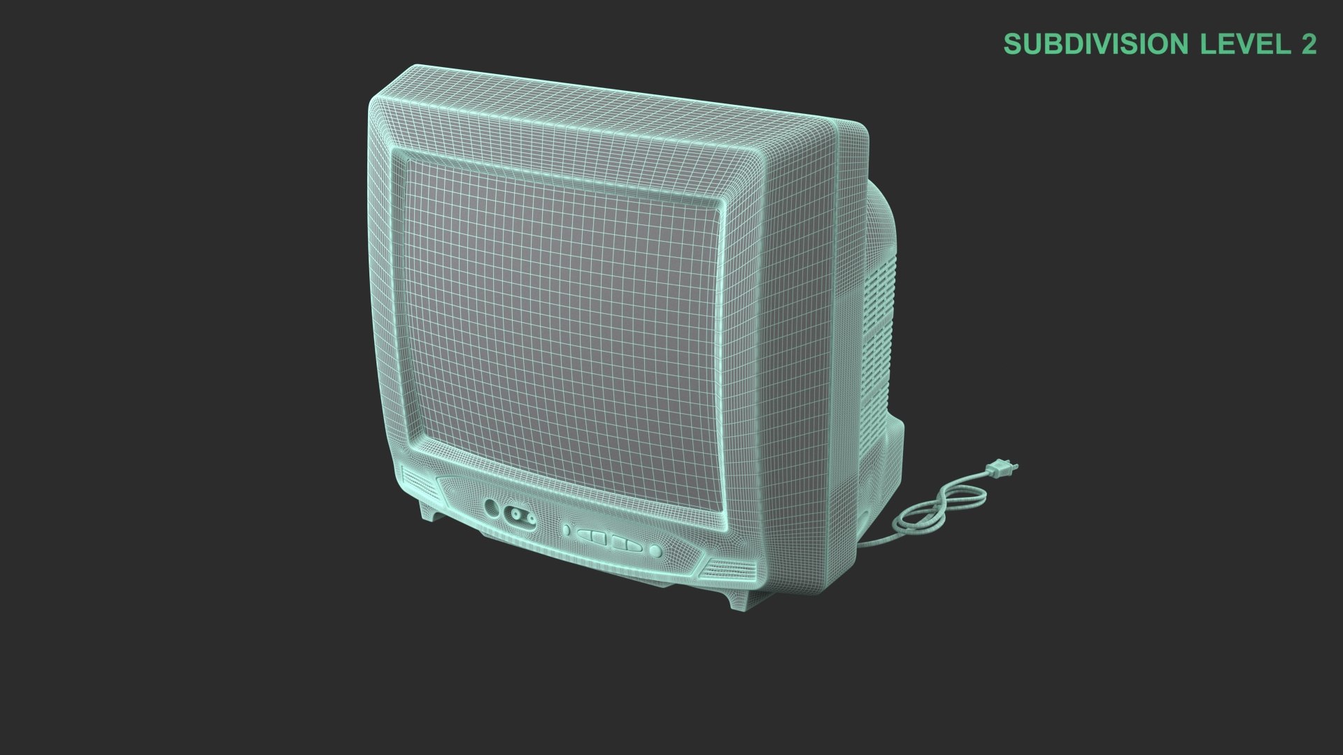 Old Tv 3D Model - TurboSquid 2385377