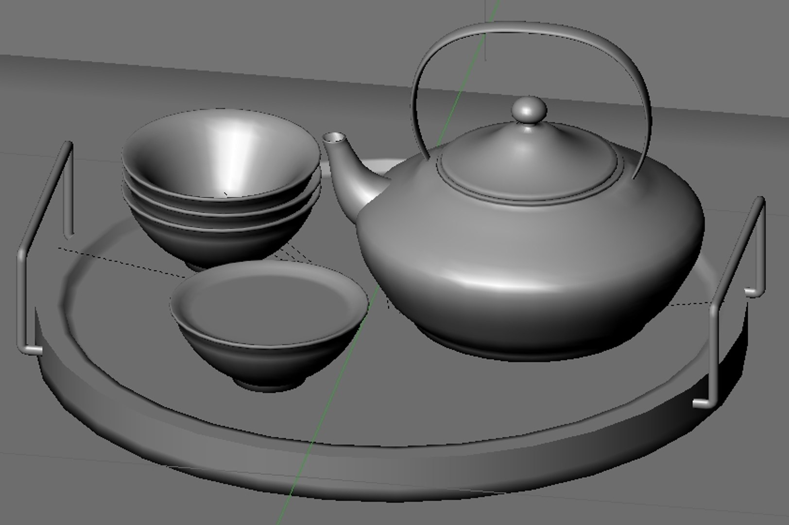 Free Tea Pot 3d Model