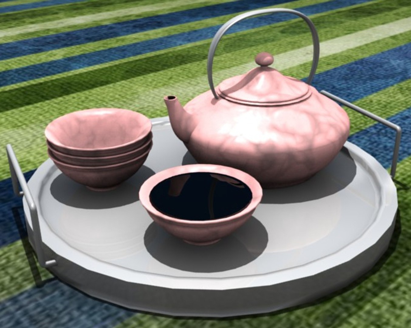 Free Tea Pot 3d Model