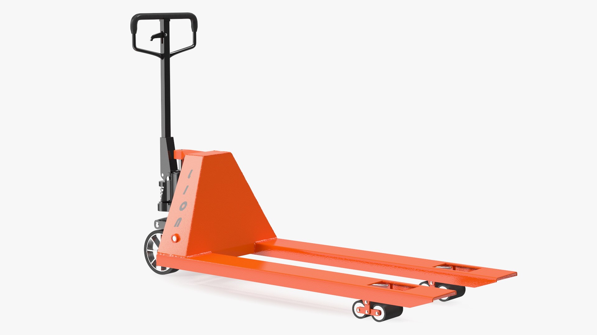 3D Model Premium Hand Brake Pallet Jack Rigged - TurboSquid 2139810