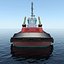 3d Model Tugboat Type Z-peller Length