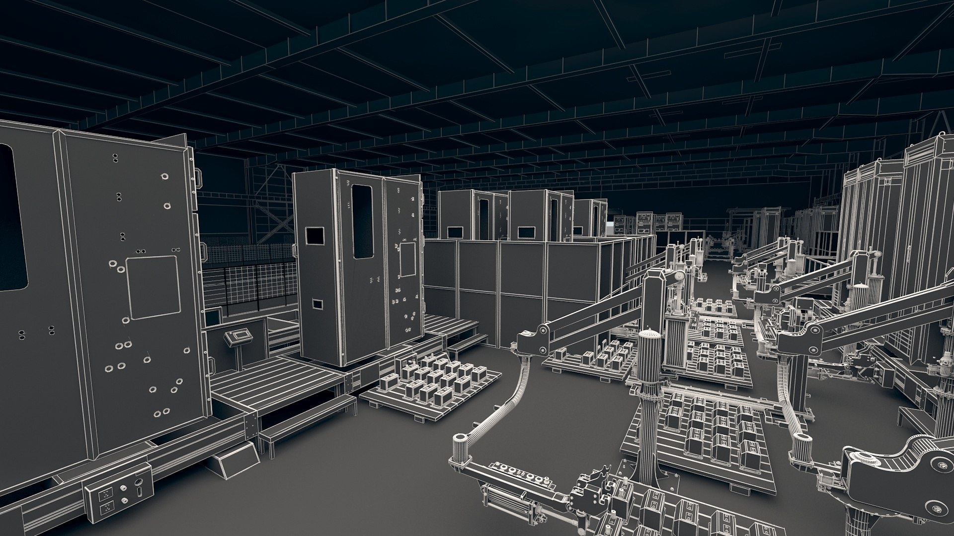 3D Interior Factory Equipment - TurboSquid 1666089