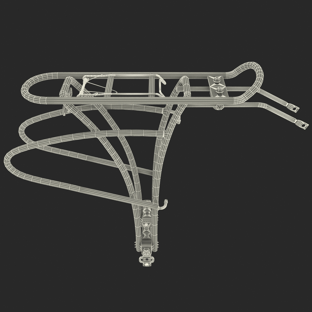 bike rear rack 3d c4d