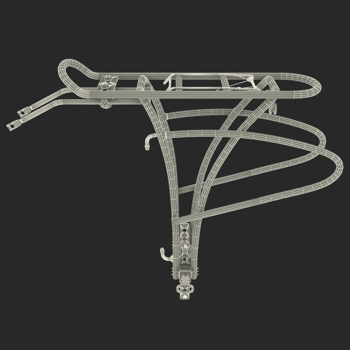 bike rear rack 3d c4d
