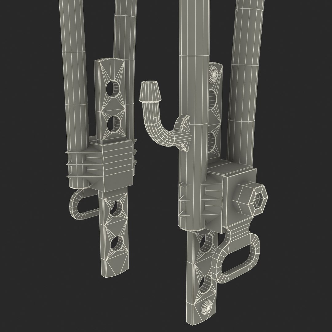 Bike Rear Rack 3d C4d