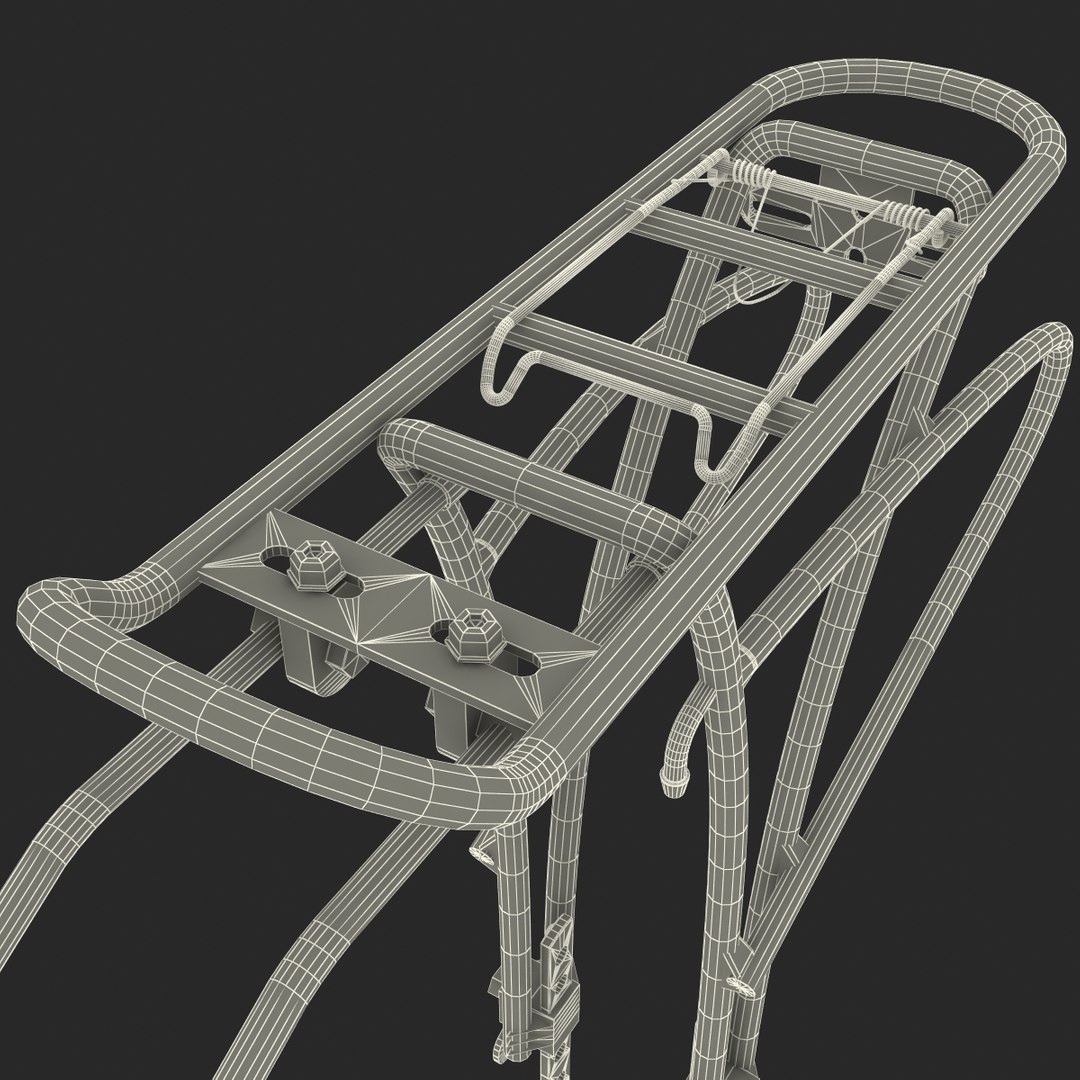 Bike Rear Rack 3d C4d
