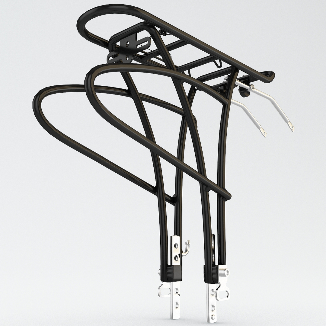 bike rear rack 3d c4d