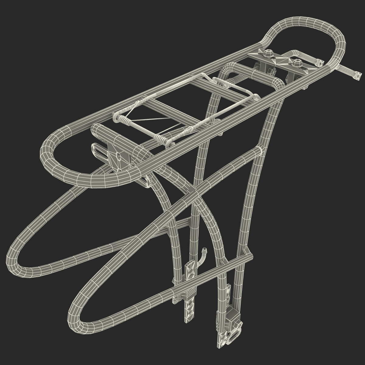 bike rear rack 3d c4d
