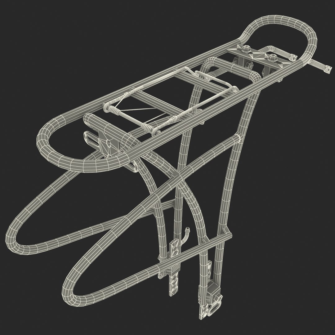 Bike Rear Rack 3d C4d