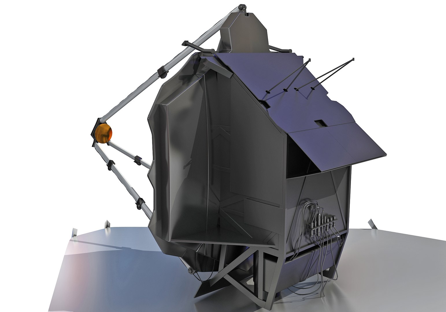 James Webb Space Telescope 3D Model - TurboSquid 1848294