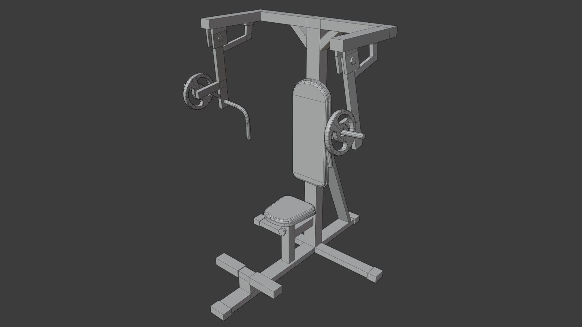 3D Chest Press Machine - TurboSquid 1816522