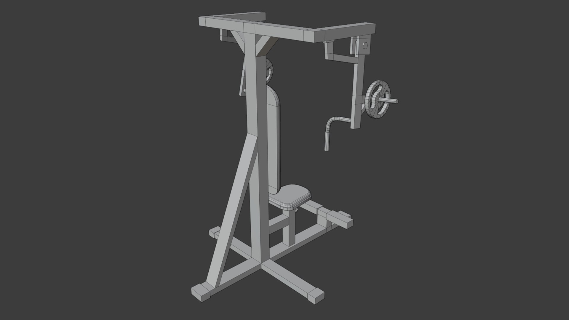 3D Chest Press Machine - TurboSquid 1816522