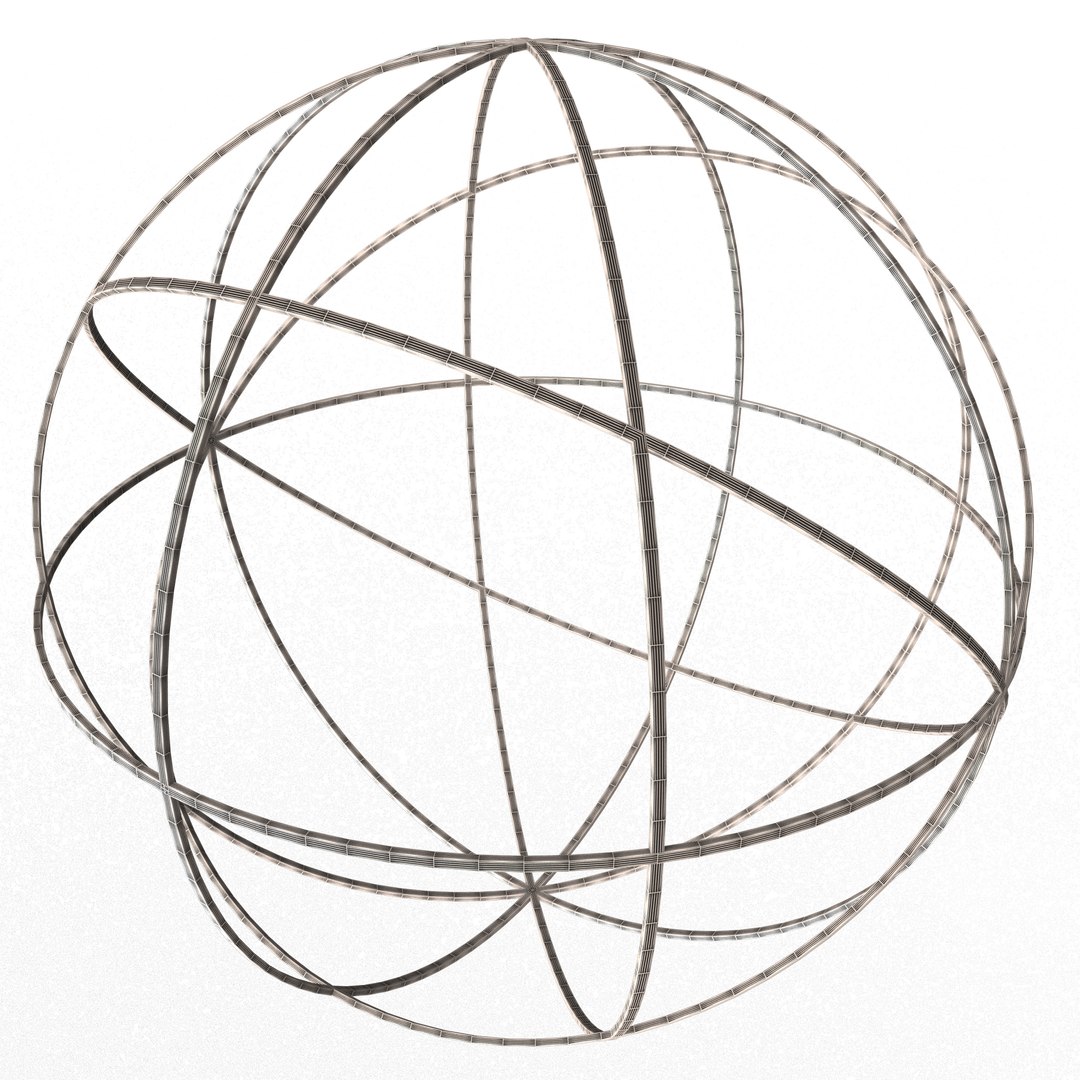 Wireframe Sphere 002 3D Model - TurboSquid 1914281