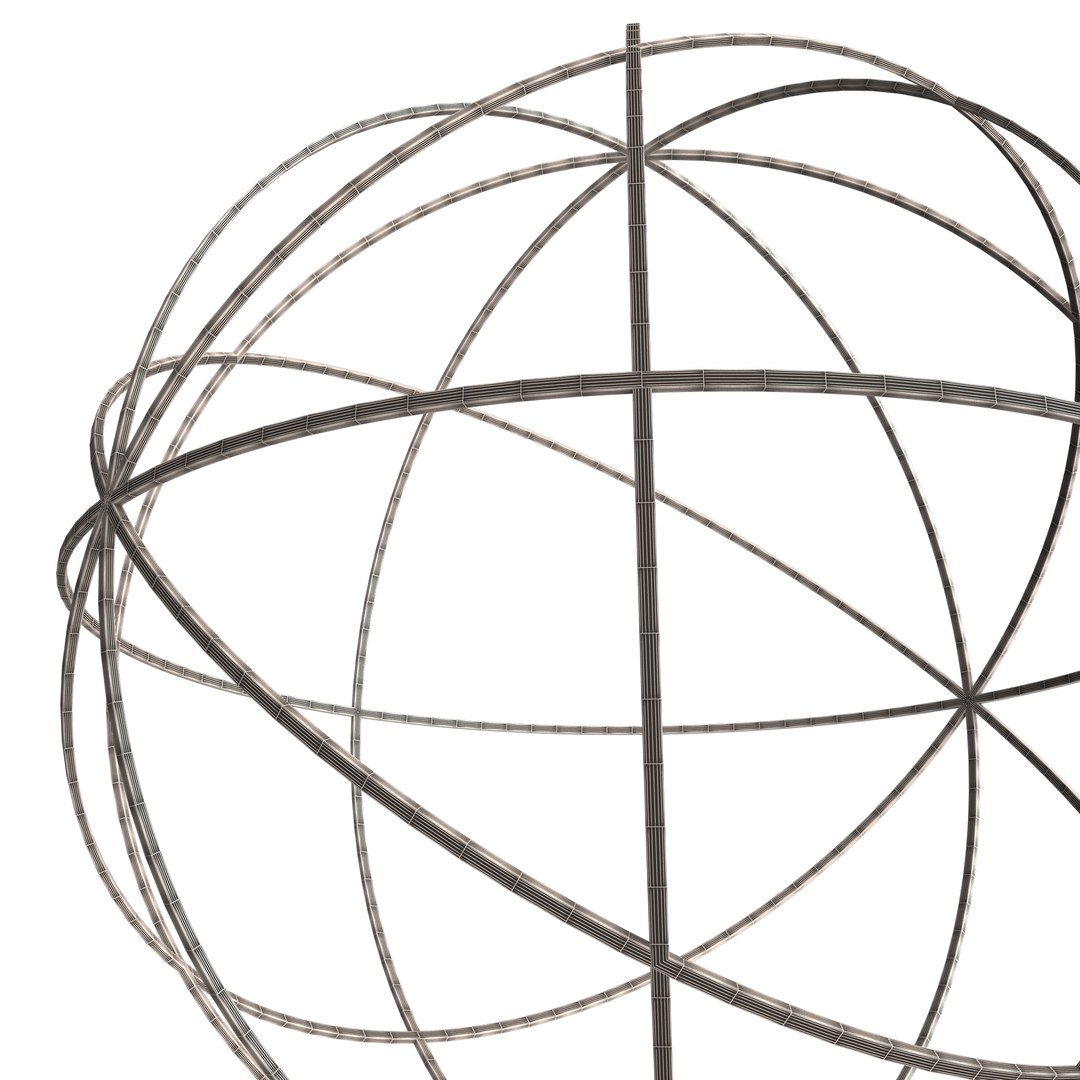Wireframe Sphere 002 3D Model - TurboSquid 1914281