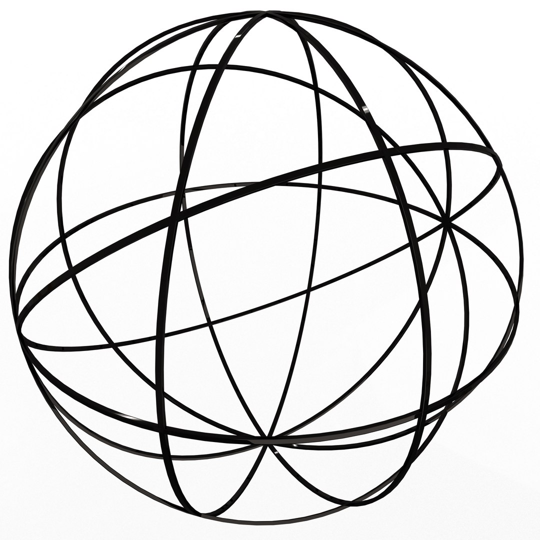 Wireframe Sphere 002 3D Model - TurboSquid 1914281
