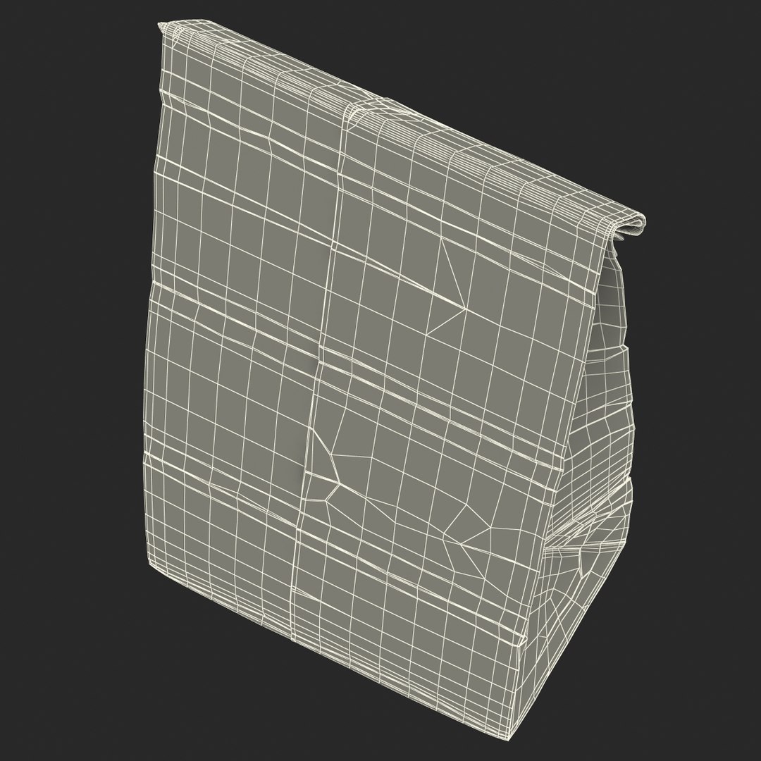Paper Bag 2 3d Model