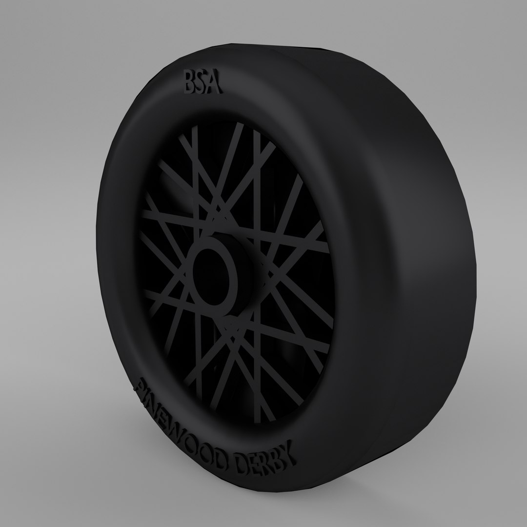 3d Wheel Pinewood Derby