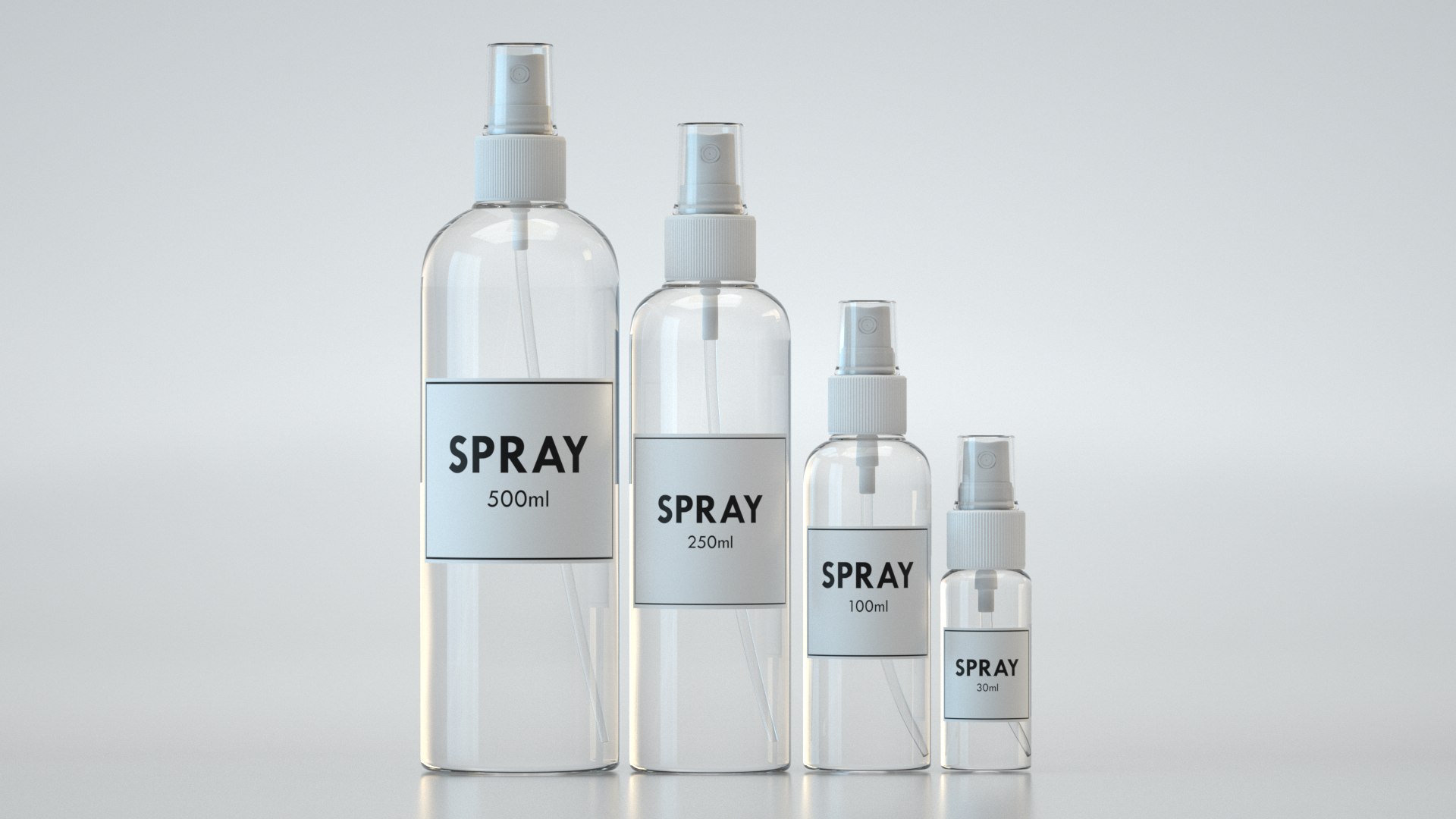 3D Spray Bottle Model - TurboSquid 1675592