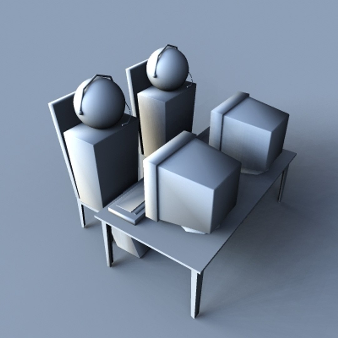 Simple Business Icon 3d 3ds