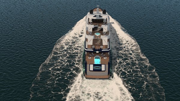 modelo 3d Simulación dinámica del superyate Sharon - TurboSquid 2032234