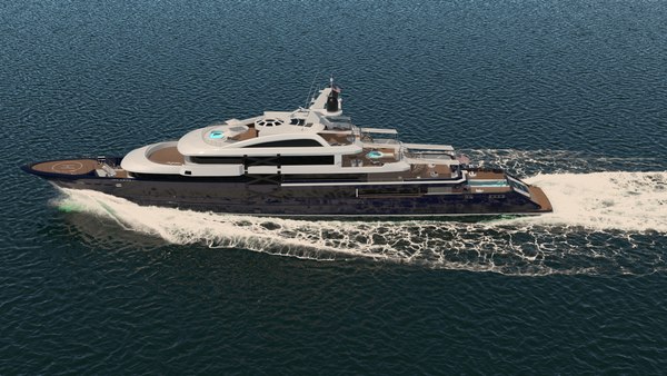 modelo 3d Simulación dinámica del superyate Sharon - TurboSquid 2032234