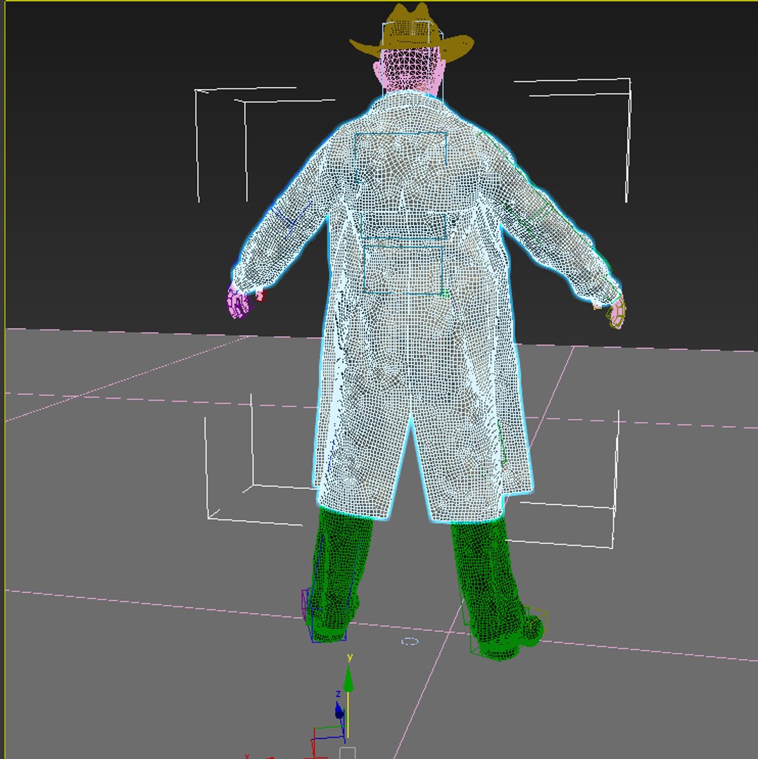 Cowboy Rig 3d Max