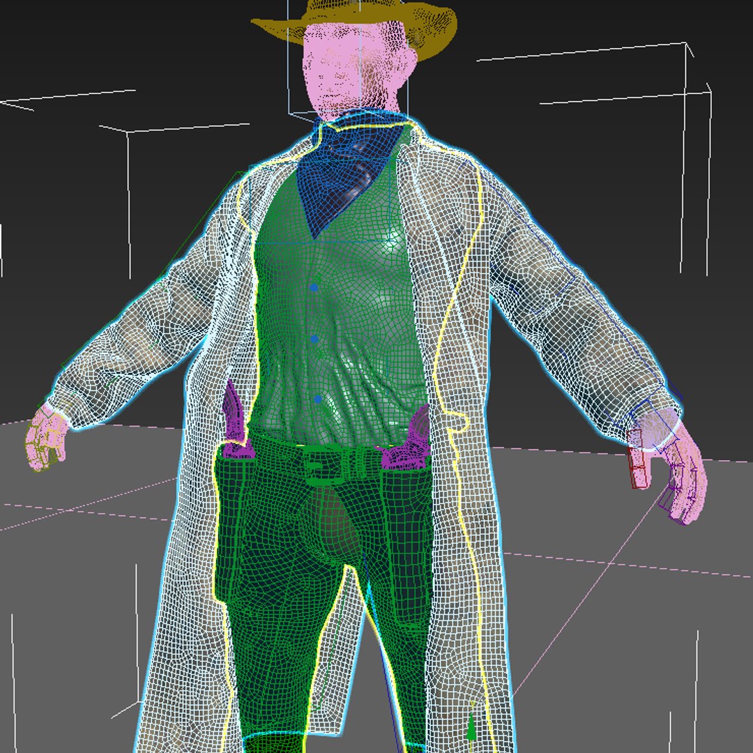 Cowboy Rig 3d Max