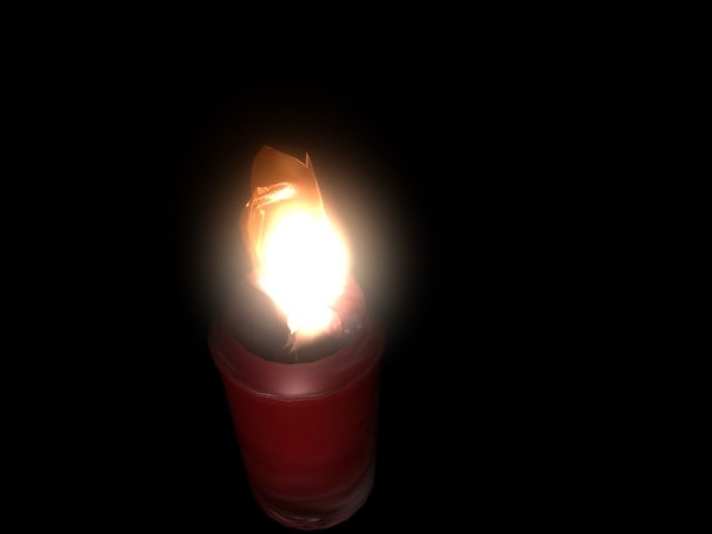 Free Ma Model Red Candle