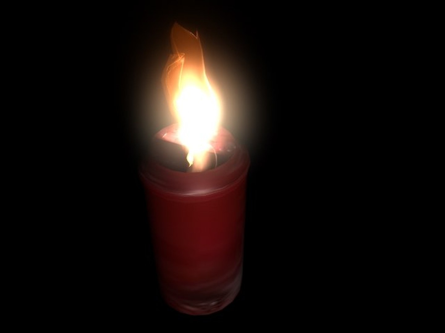 Free Ma Model Red Candle