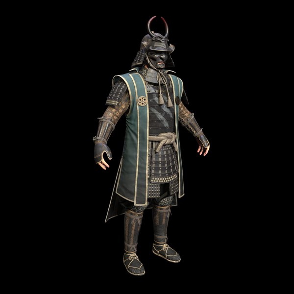 Samurai character unity model - TurboSquid 1479347