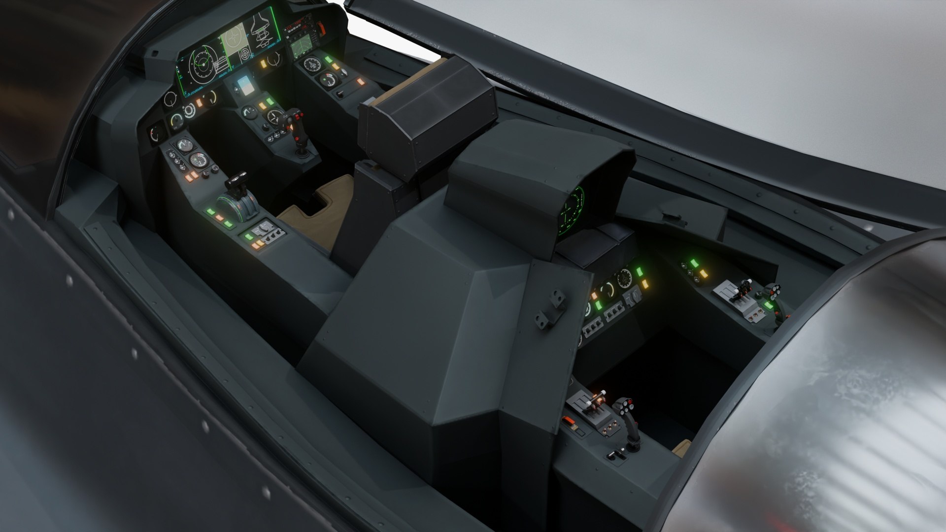 Modern Military Aircraft PBR 3D Model - TurboSquid 2510523