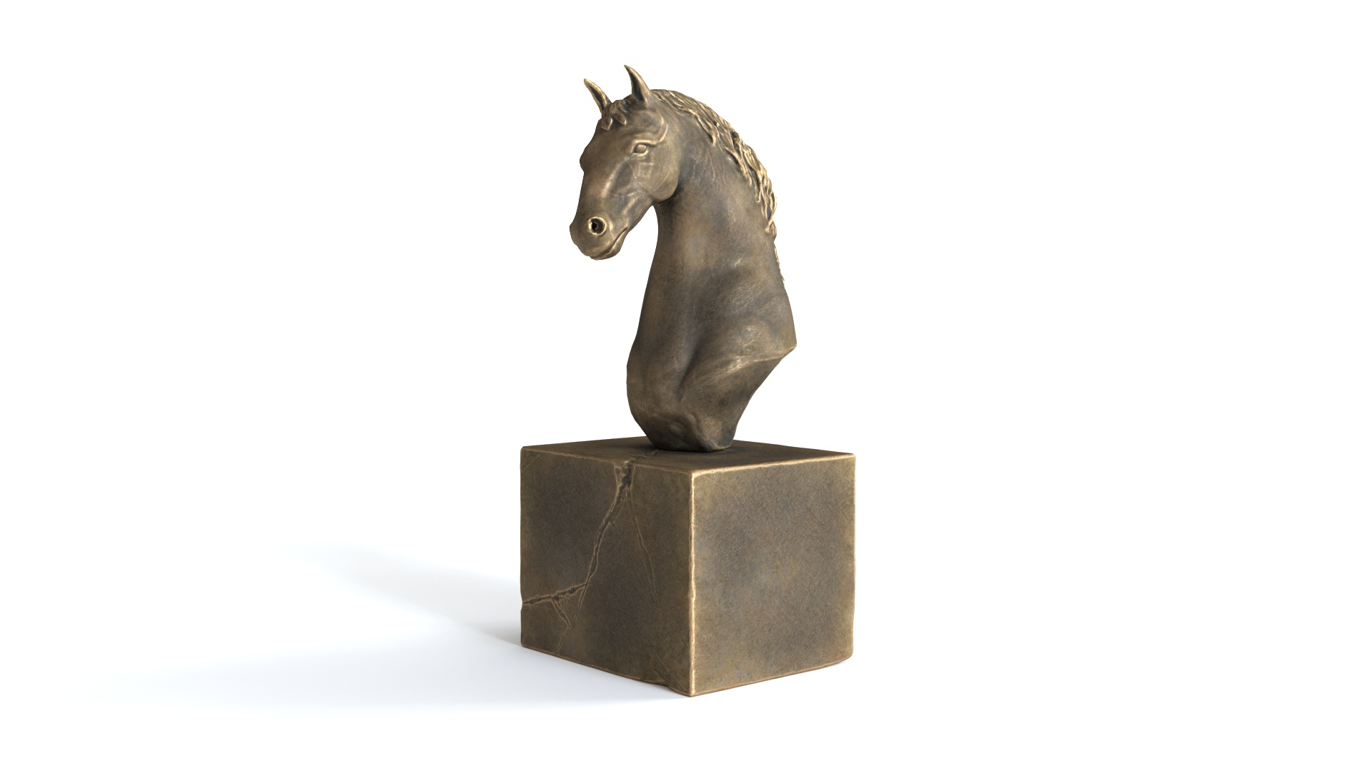 3D Horse Sculpture - TurboSquid 1659249