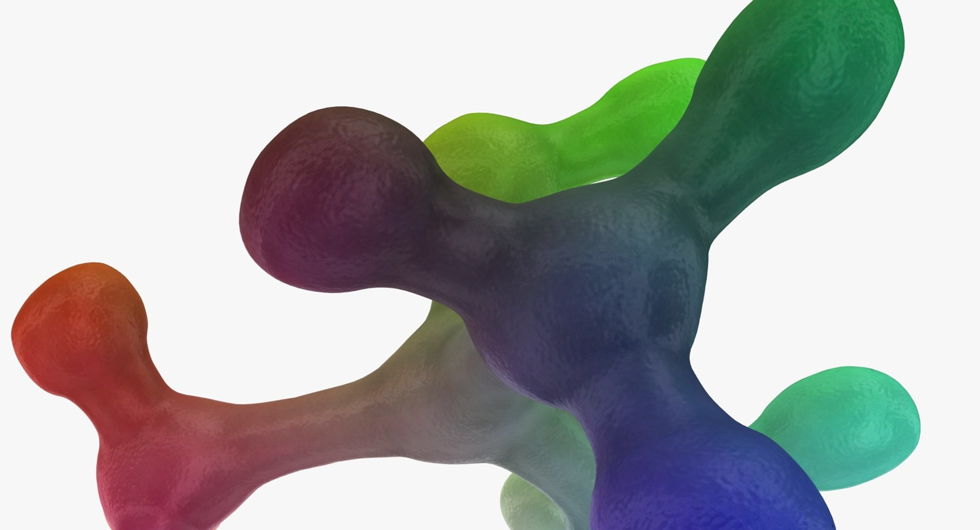 3d Model Tert Butanol 2