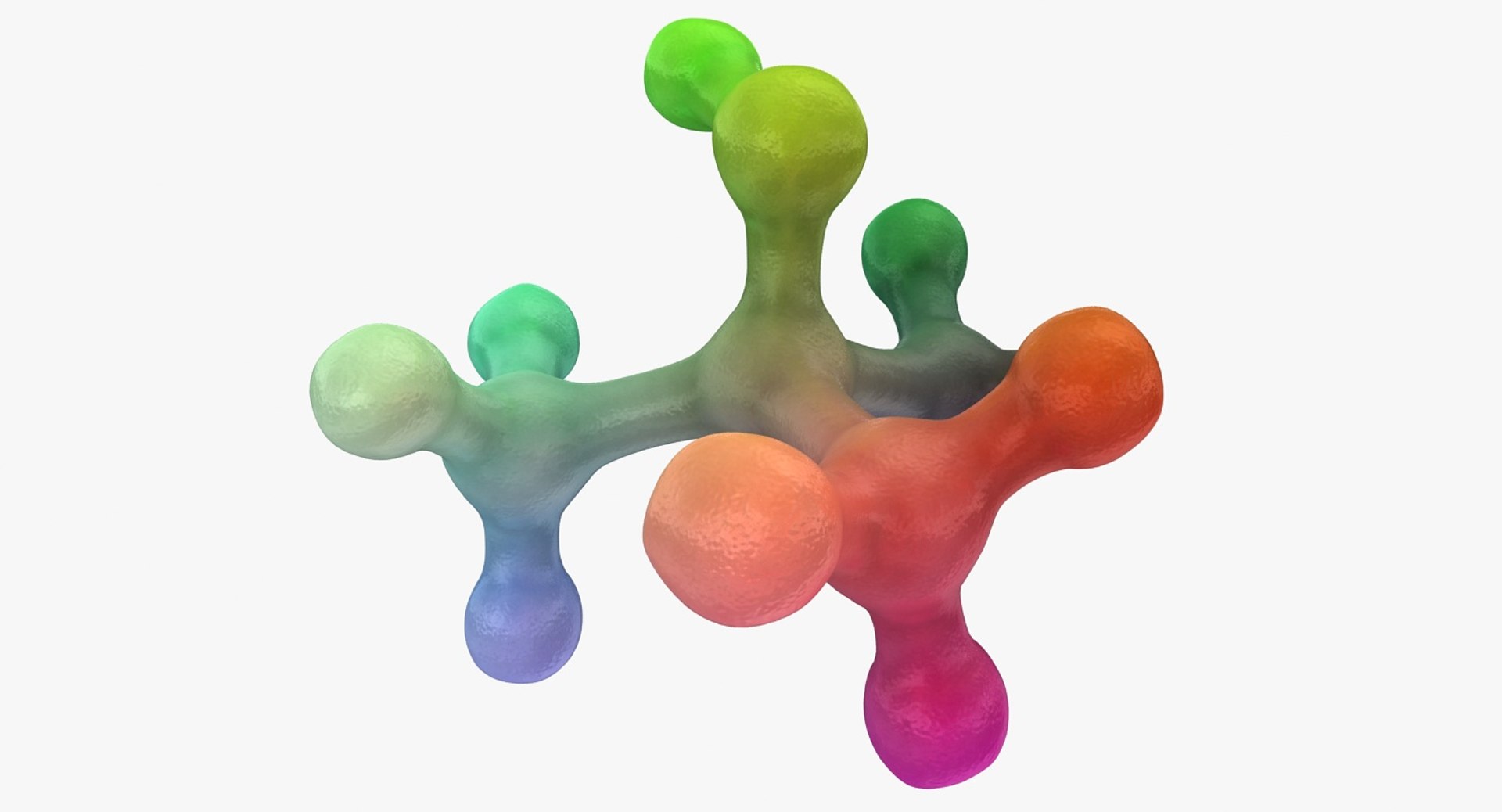 3d Model Tert Butanol 2