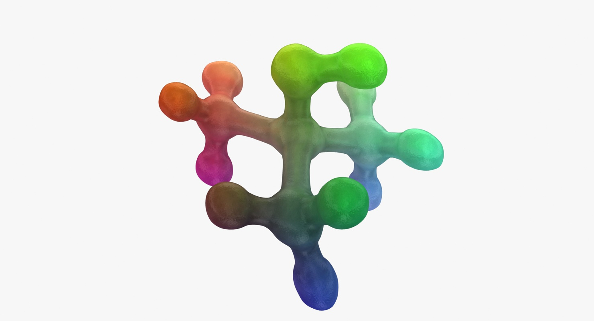 3d Model Tert Butanol 2