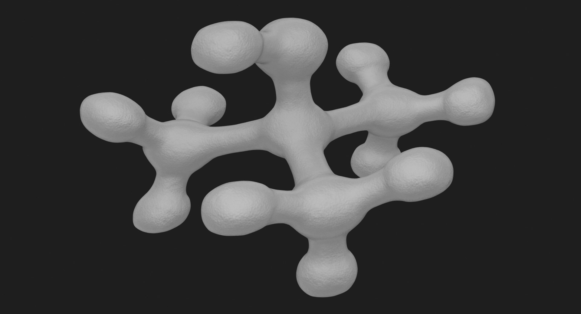 3d Model Tert Butanol 2